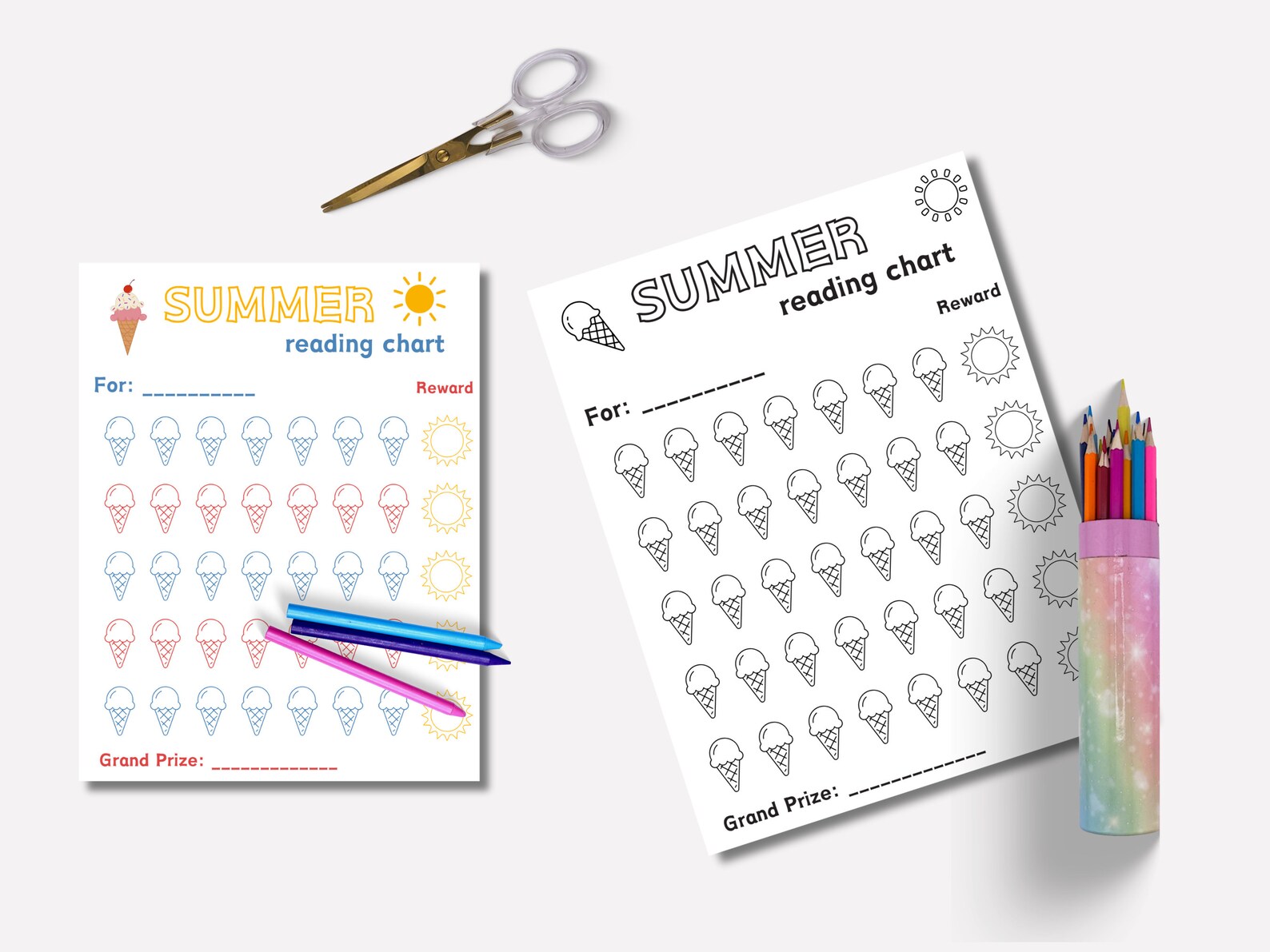 Summer Reading Chart, Reading Reward Chart, Book Tracker Summer Reading ...