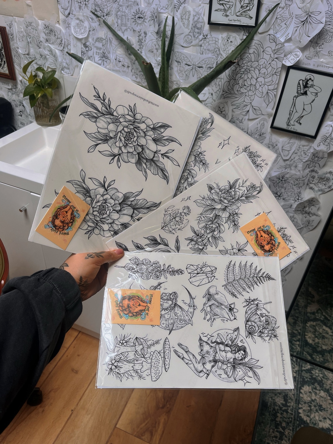 Cute Flash Temporary Tattoos Designs / Large A4 Sheet ...