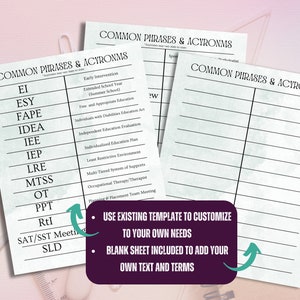 IEP Parent Organizer - Etsy