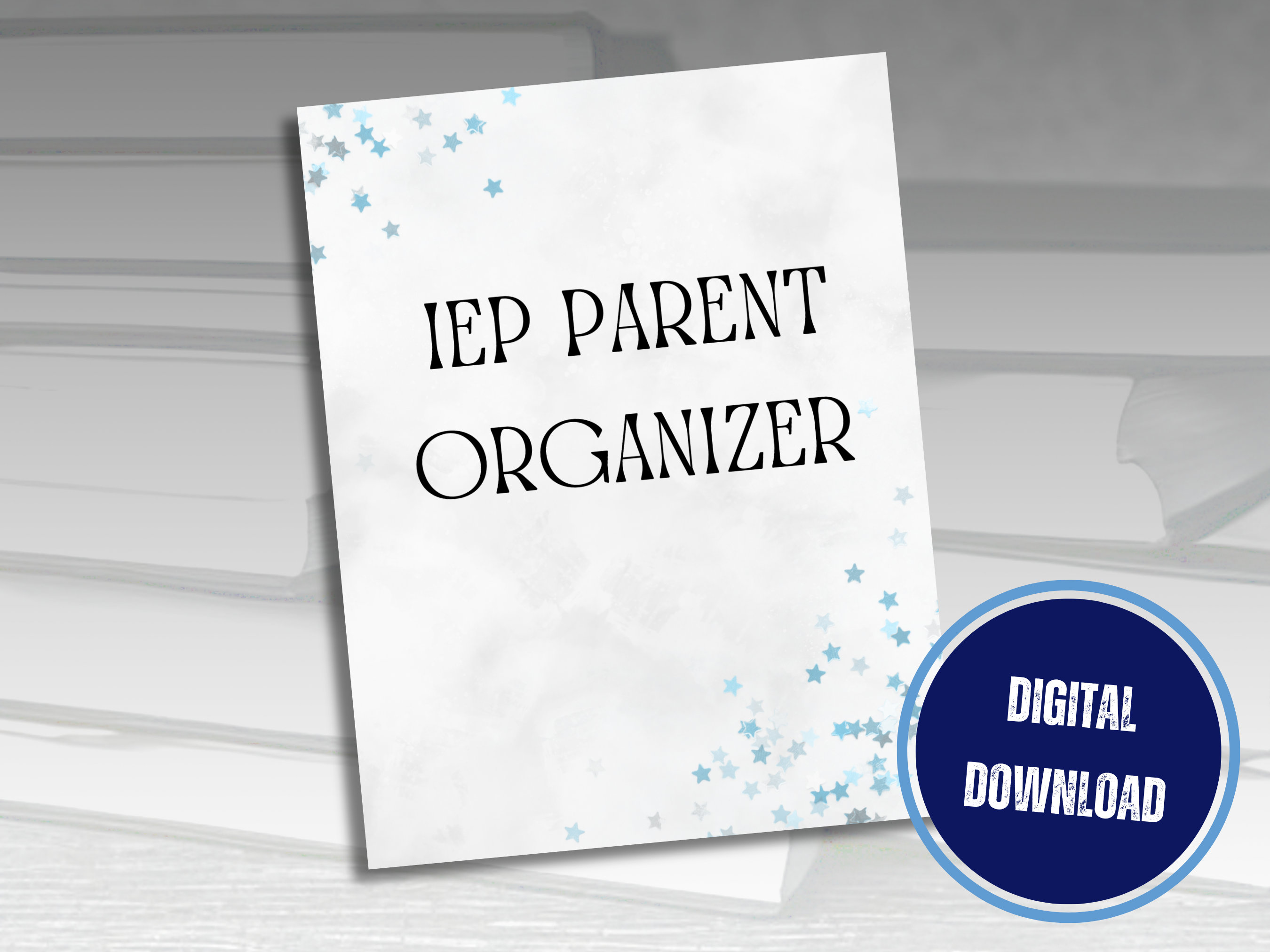 IEP Parent Organizer Black & White - Etsy