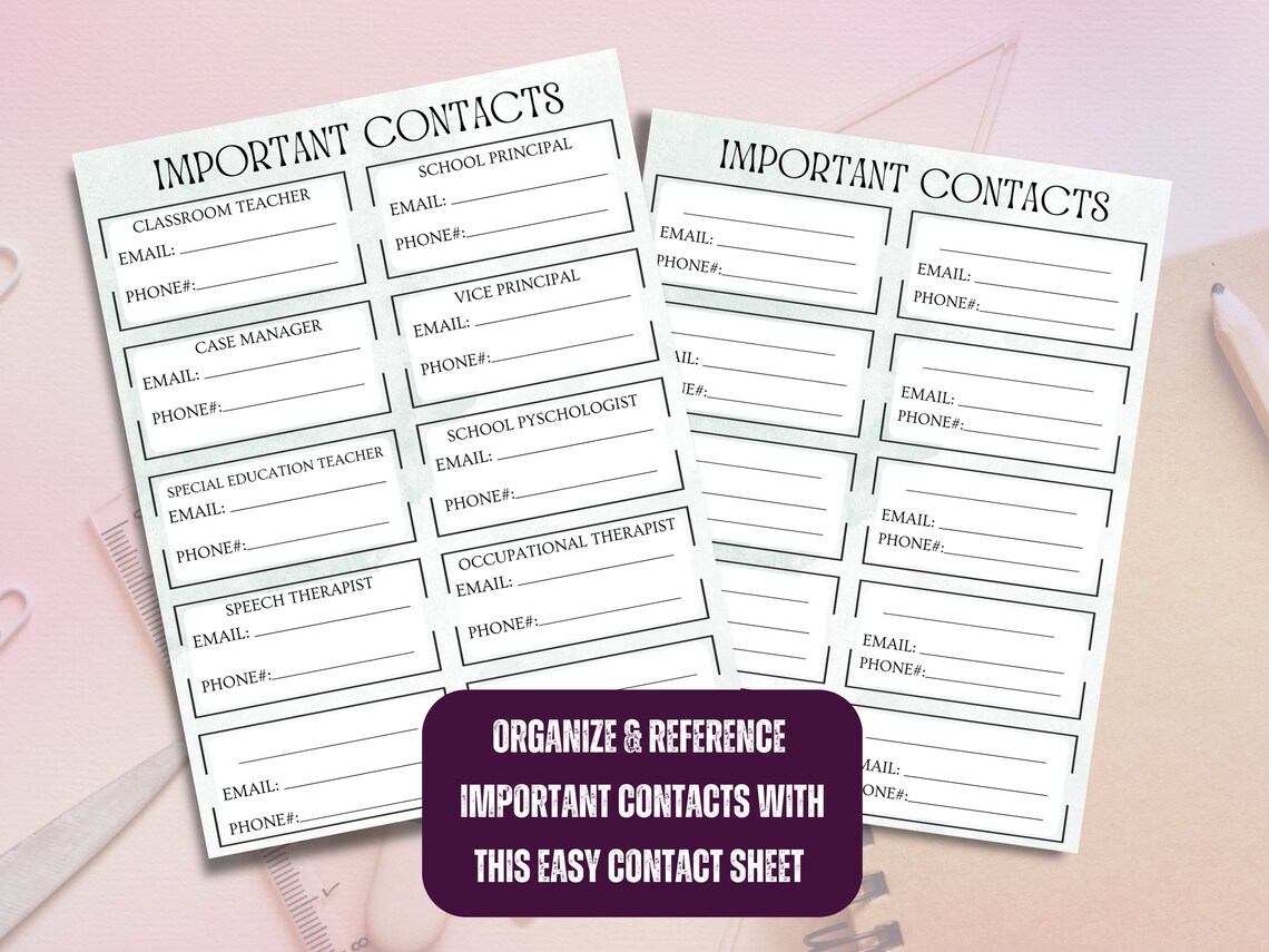 IEP Parent Organizer - Etsy