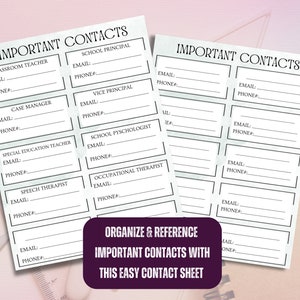 IEP Parent Organizer - Etsy