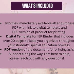 IEP Parent Organizer - Etsy
