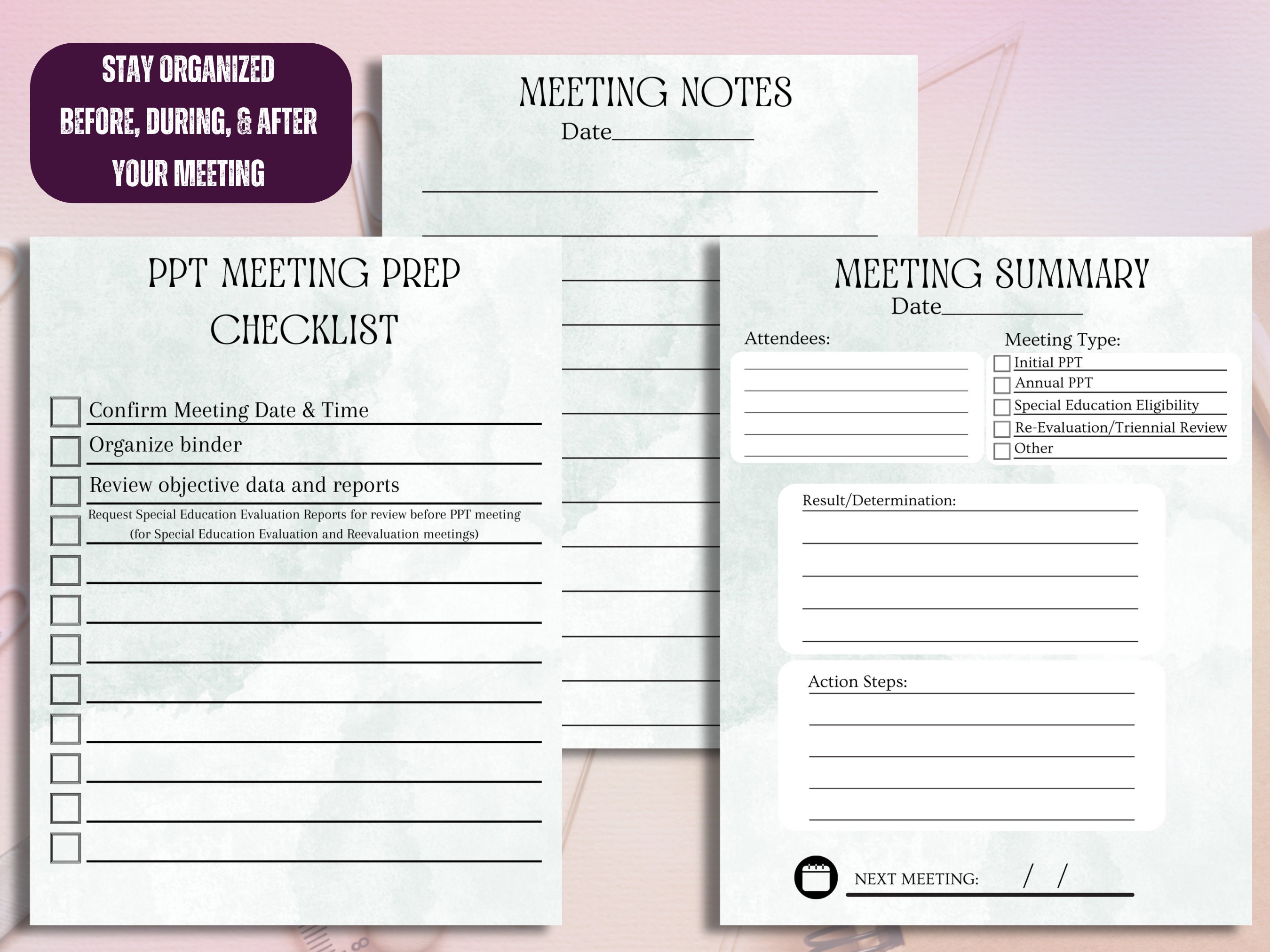 IEP Parent Organizer - Etsy