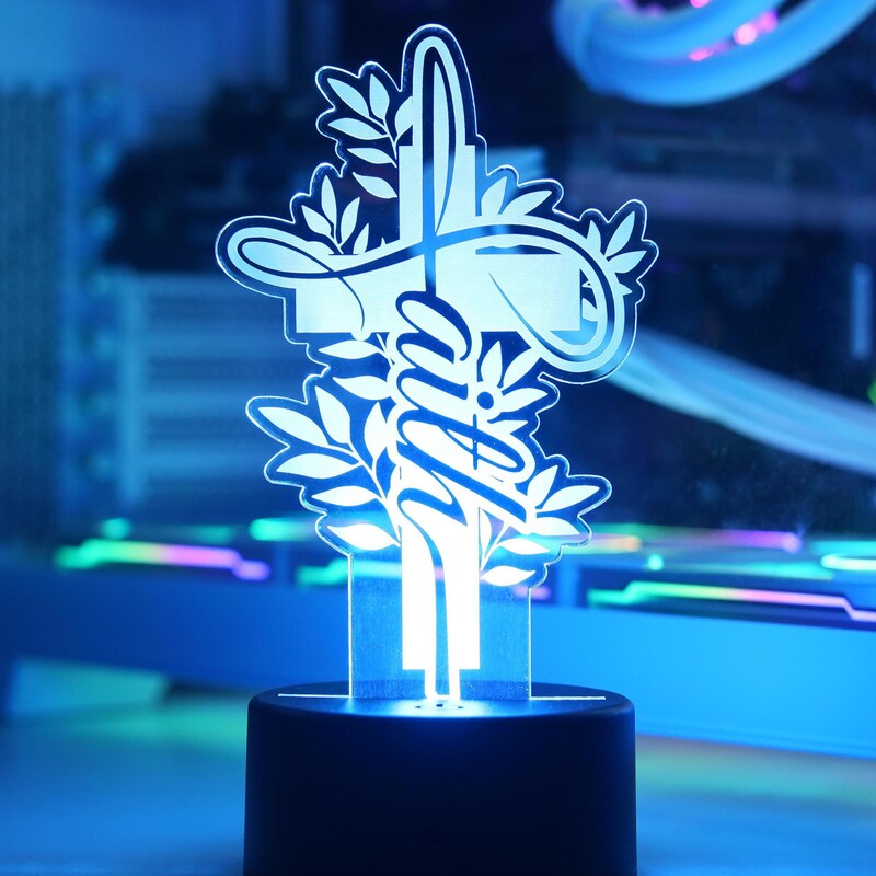 Light up Jesus Lamp - Etsy