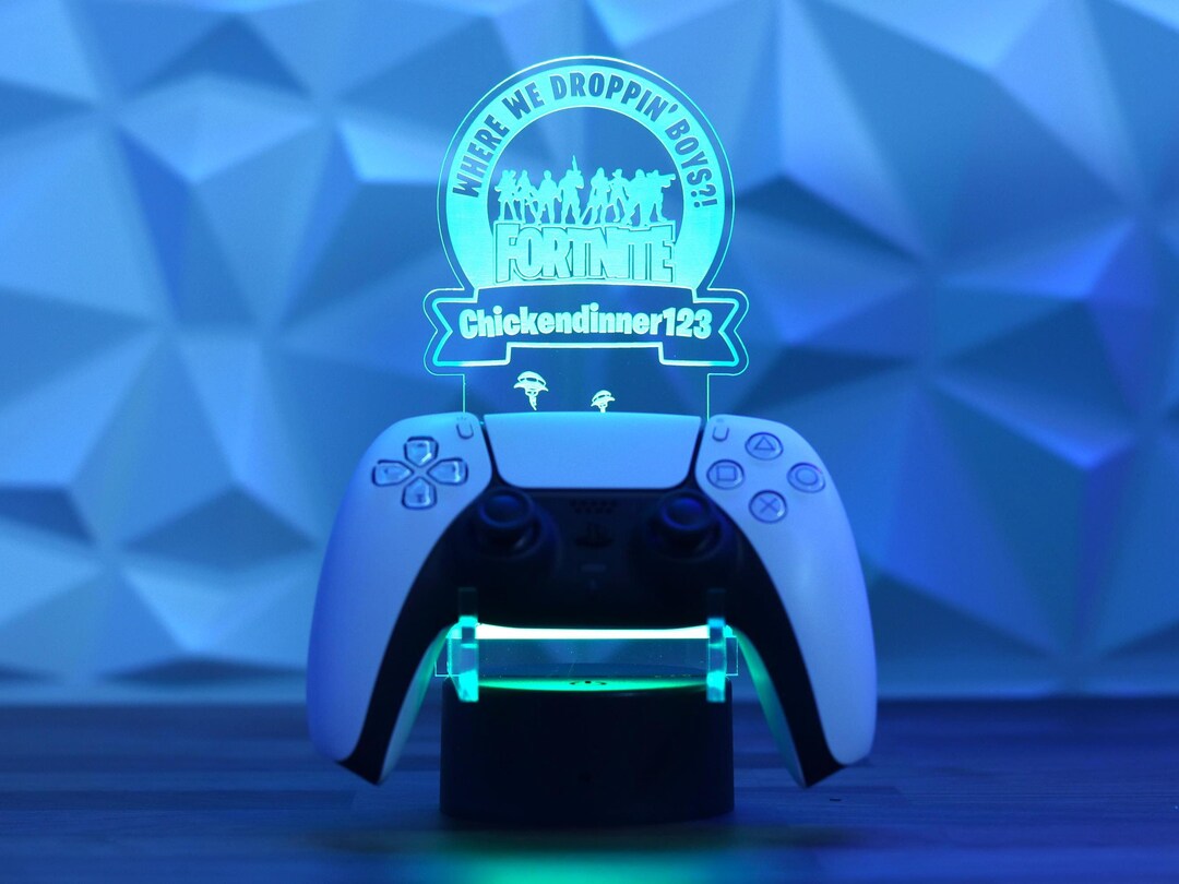 Fortnight Game Controller Stand Customizable Battle Royale Led Light ...