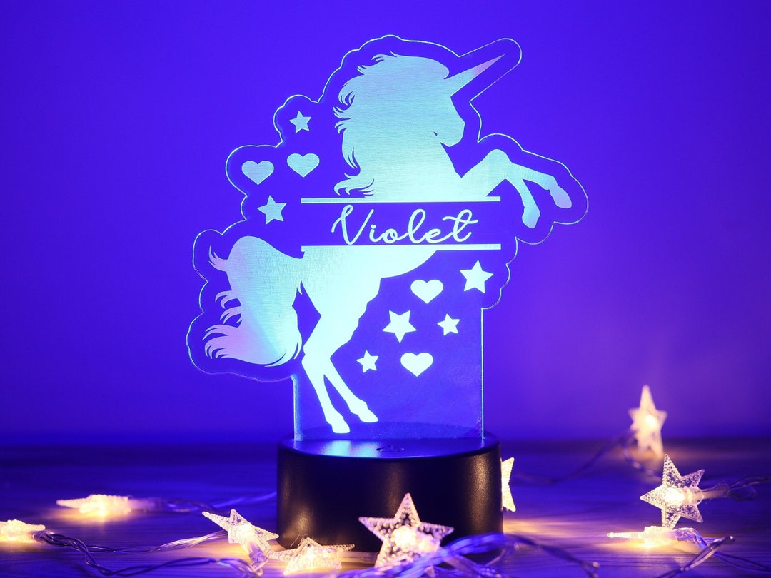 Unicorn Horse Led Light Fabled Horned Animal Design Magical Creature ...