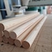 Wooden Round Rod - Wooden Rod for Macrame - Pine Wood. D30 - Etsy