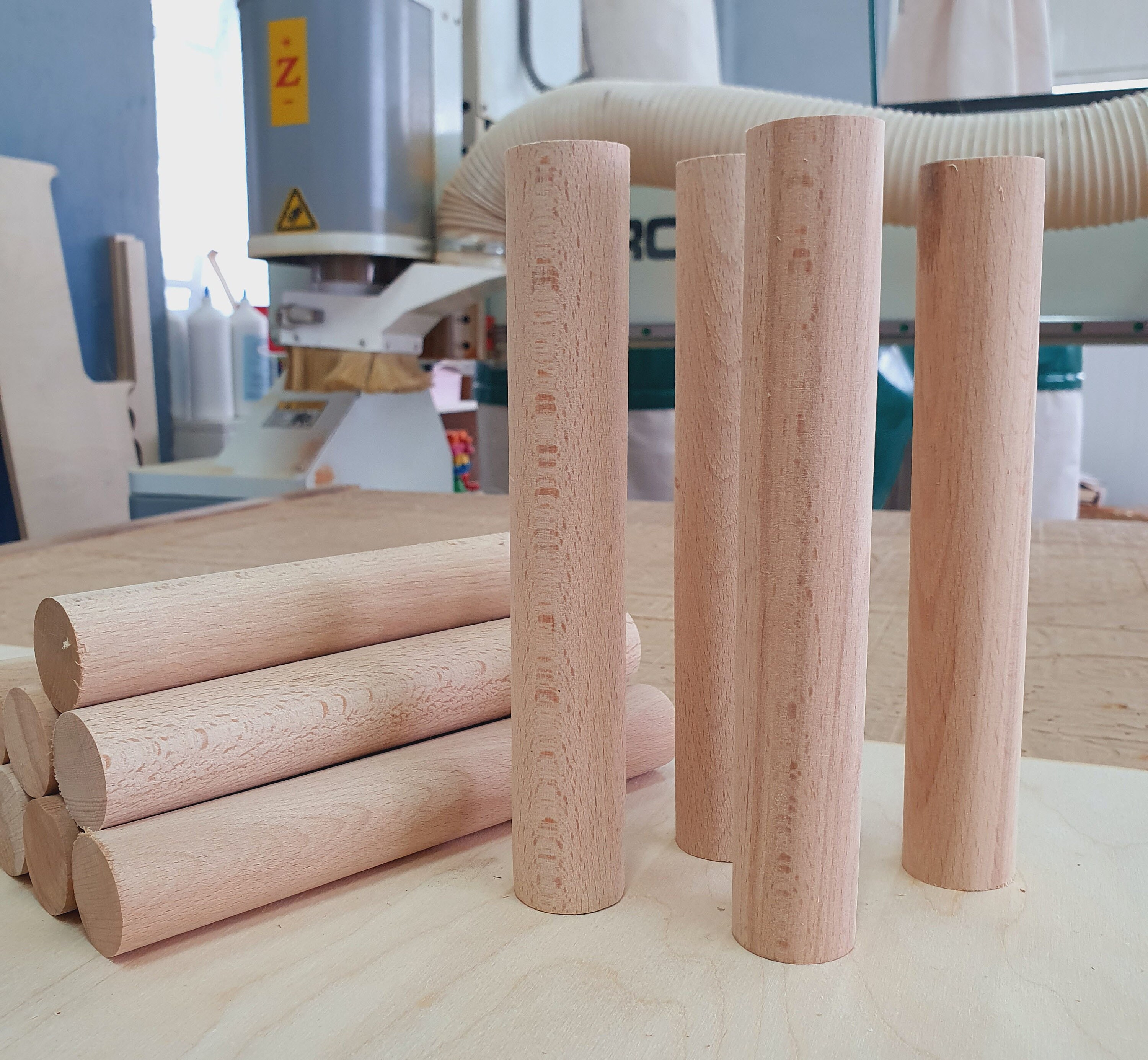 Wooden Round Rod Wooden Rod for Macrame Beechwood. D30 - Etsy