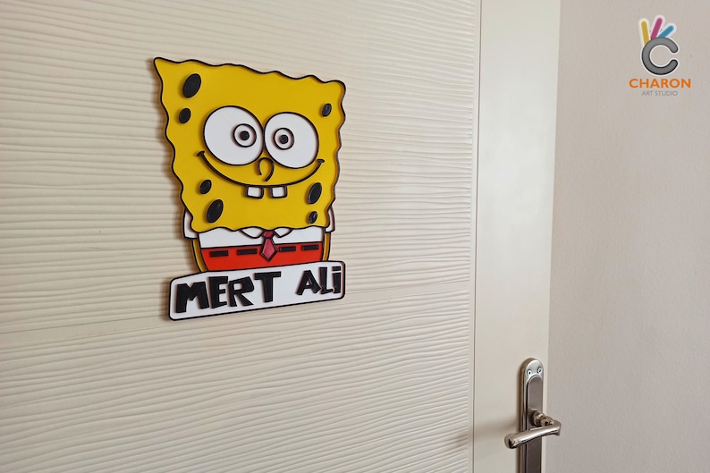 3D Personalized Name Sign 3D Kids Room Decor Boys Bedroom Decor ...