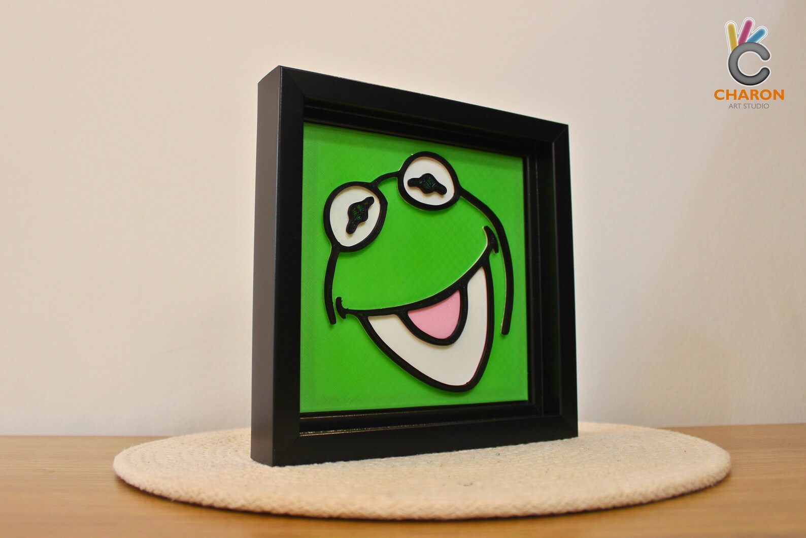 3D Printed Kermit Wall Art: Kids Room Decor - Etsy