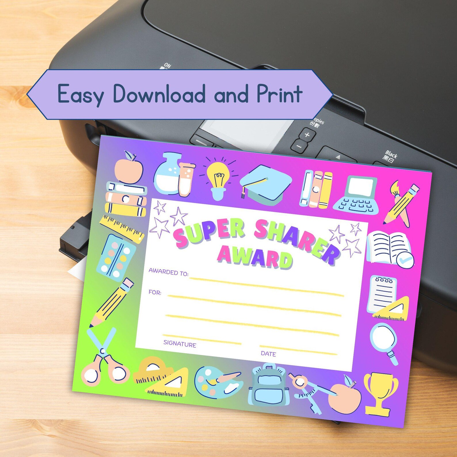 Printable Award Certificates for Kids: Homeschool & Classroom Rewards ...