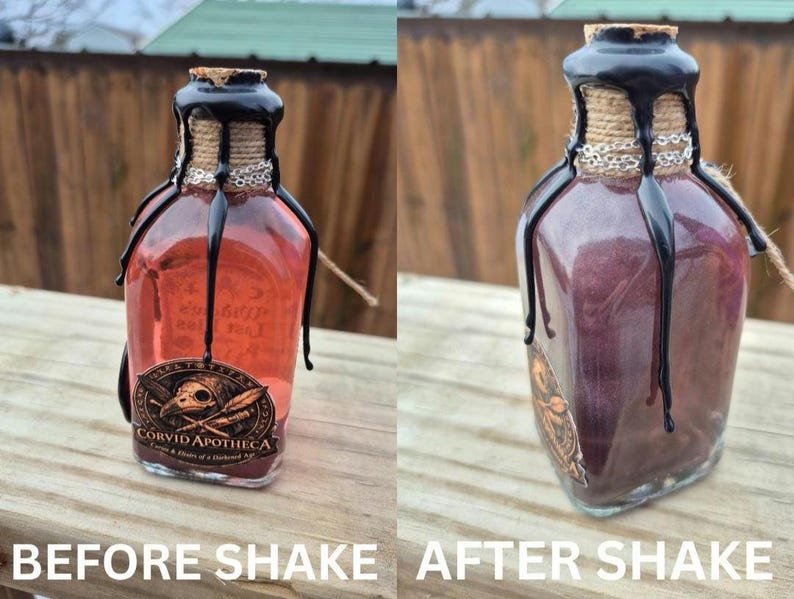Medieval Apothecary Potion "widow's Last Kiss" Hand Crafted - Etsy