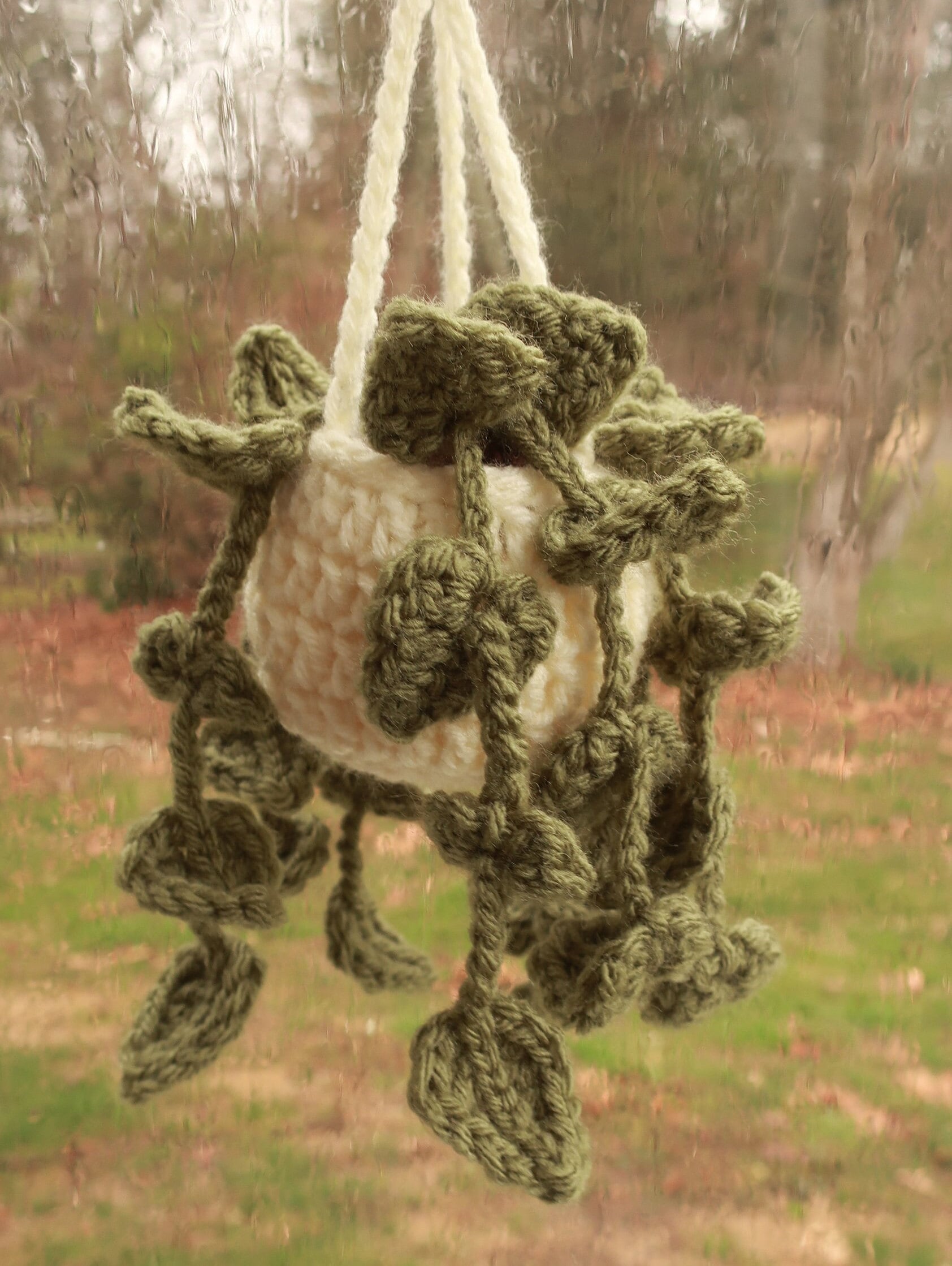 Crochet Hanging Plant PDF Pattern 6 IN 1, Monstera, Pothos, Fern ...
