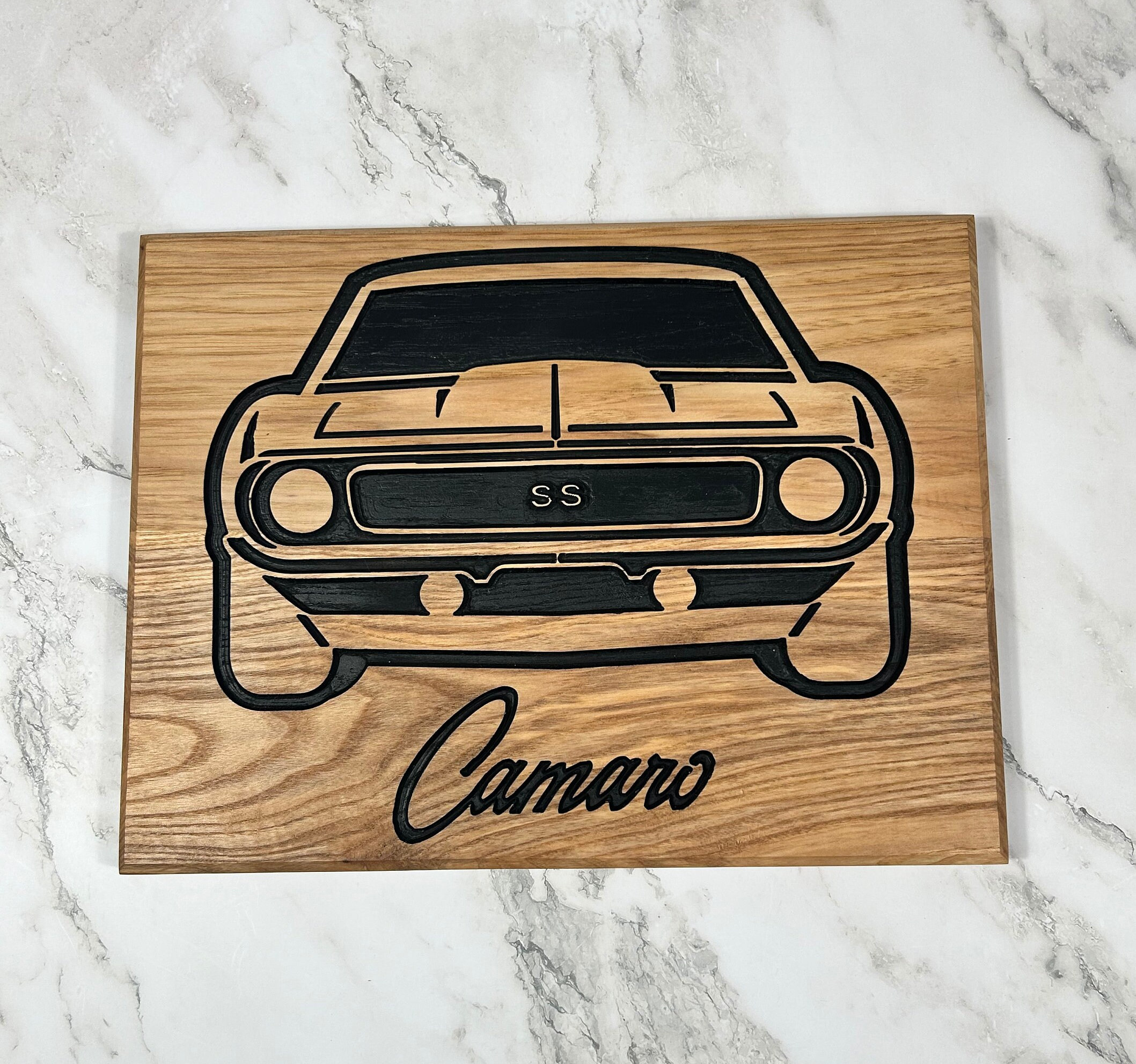Camaro Sign, Carved Car Sign, Wall Art, Wall Hanging, Car Lovers, Wood ...
