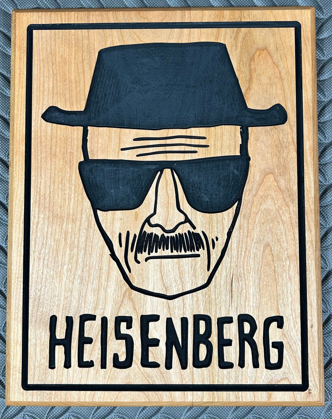 Heisenberg Poster Sign Walter White Sign Breaking Bad Sign Wood Plaque ...