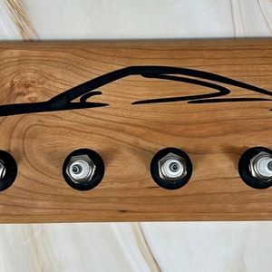Porsche Outline Key Holder, Wall Key Rack, Coat Hook, Coat Rack, Car ...