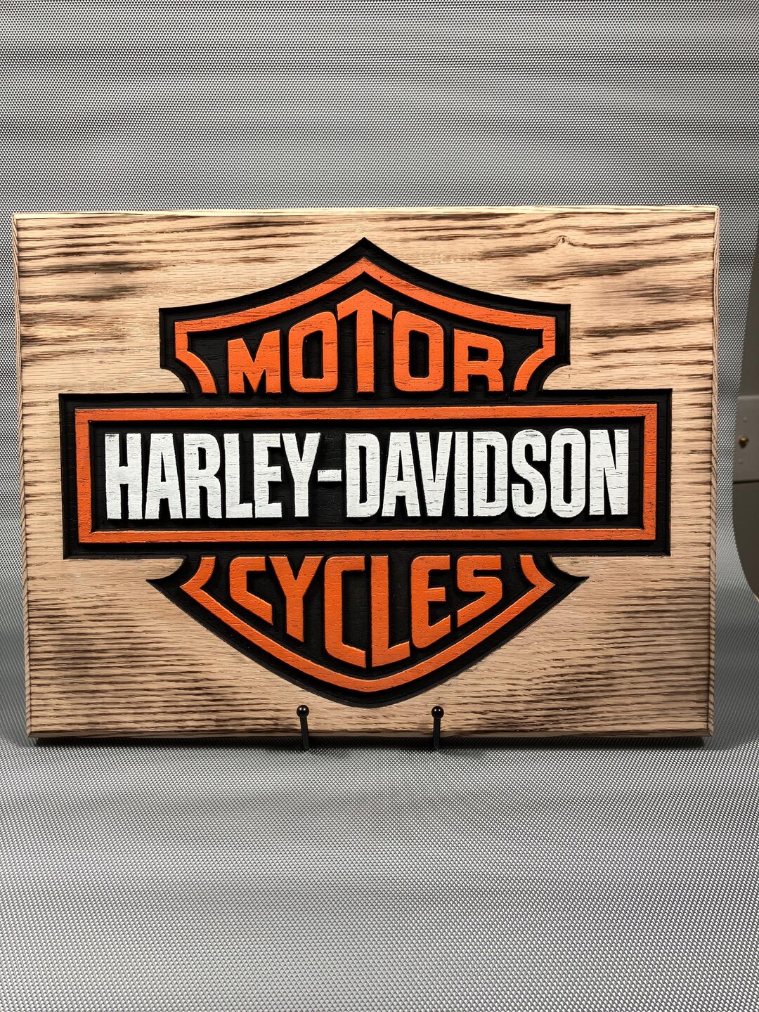 Harley Davidson Plaque, Motorcycles, Carved Harley Sign, HD Wood Sign ...