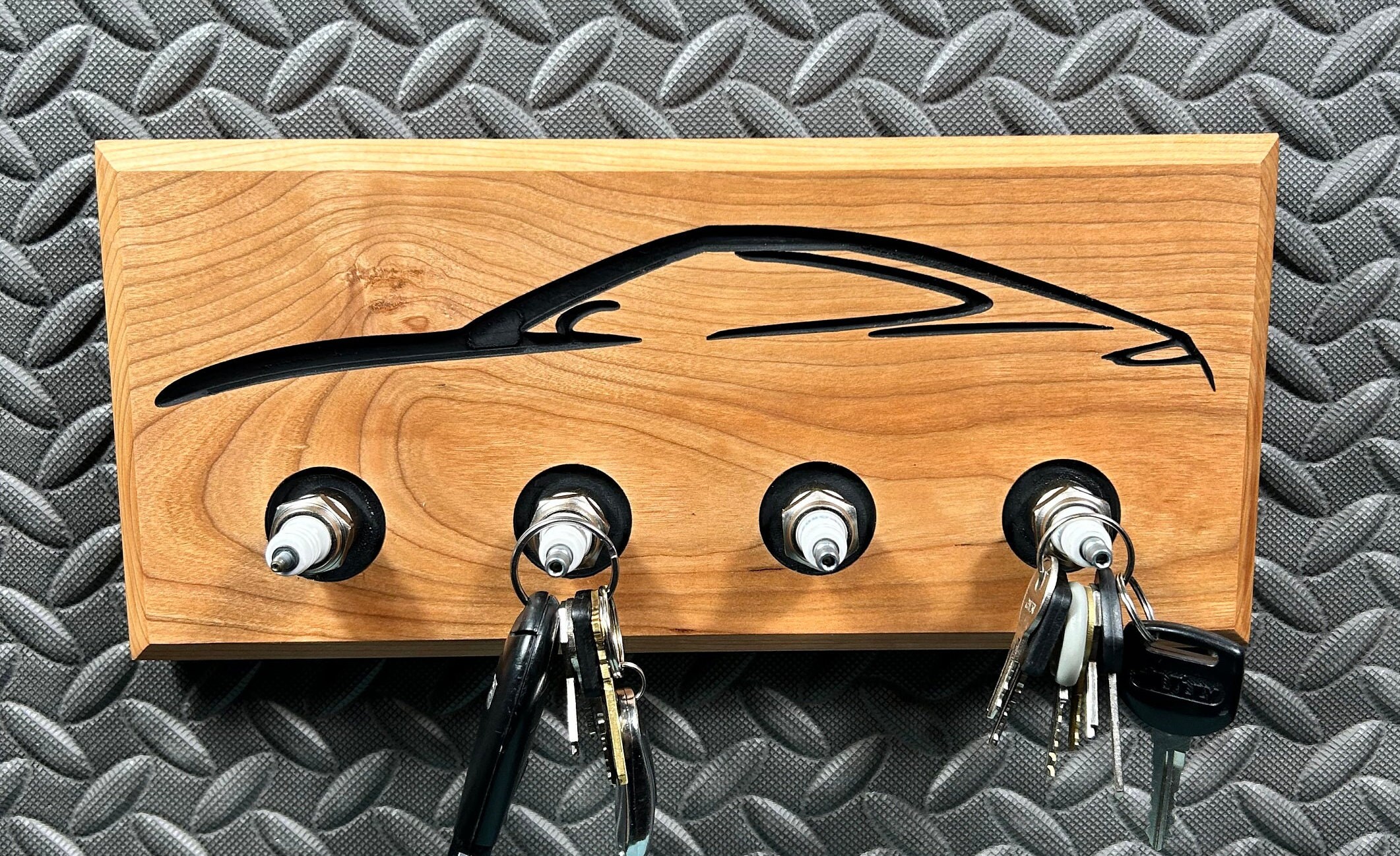 Porsche Outline Key Holder, Wall Key Rack, Coat Hook, Coat Rack, Car ...