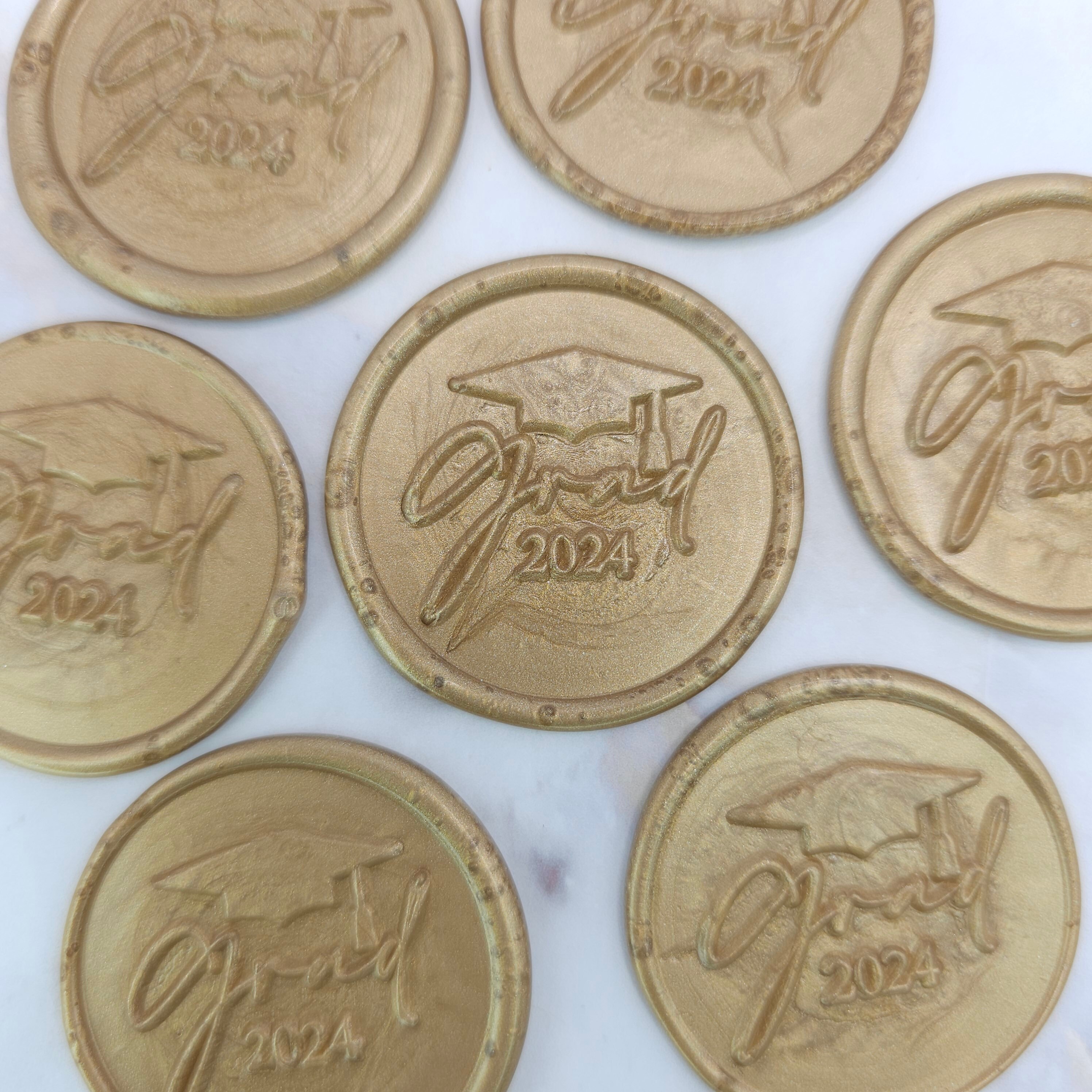 Graduation Wax Seal Stickers Graduation Wax Seals Graduate 2024 ...