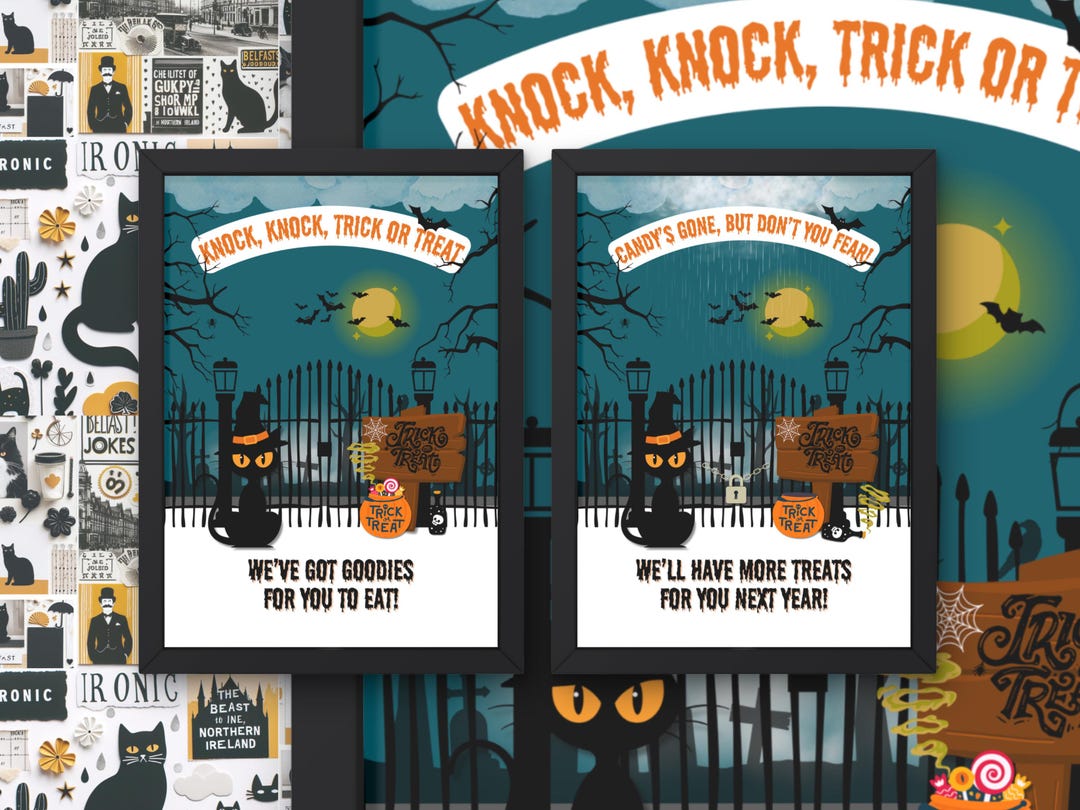 Please Take One Candy Happy Halloween Digital Download | Out of Treats ...
