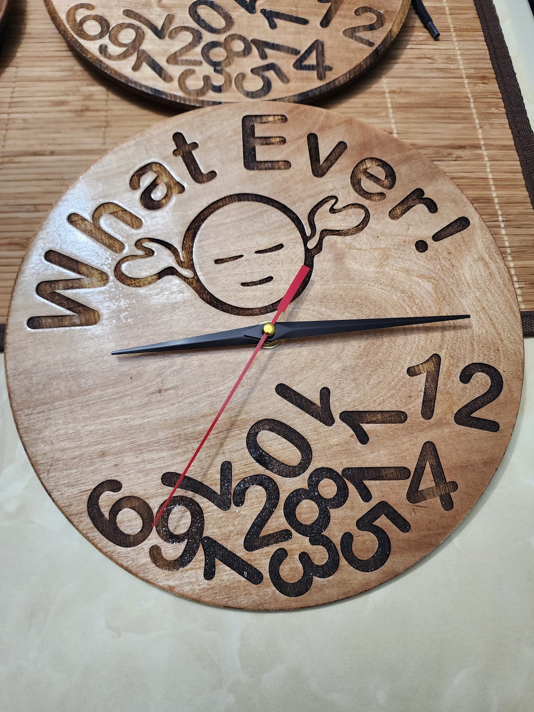 Laser Engraved Clock - Etsy