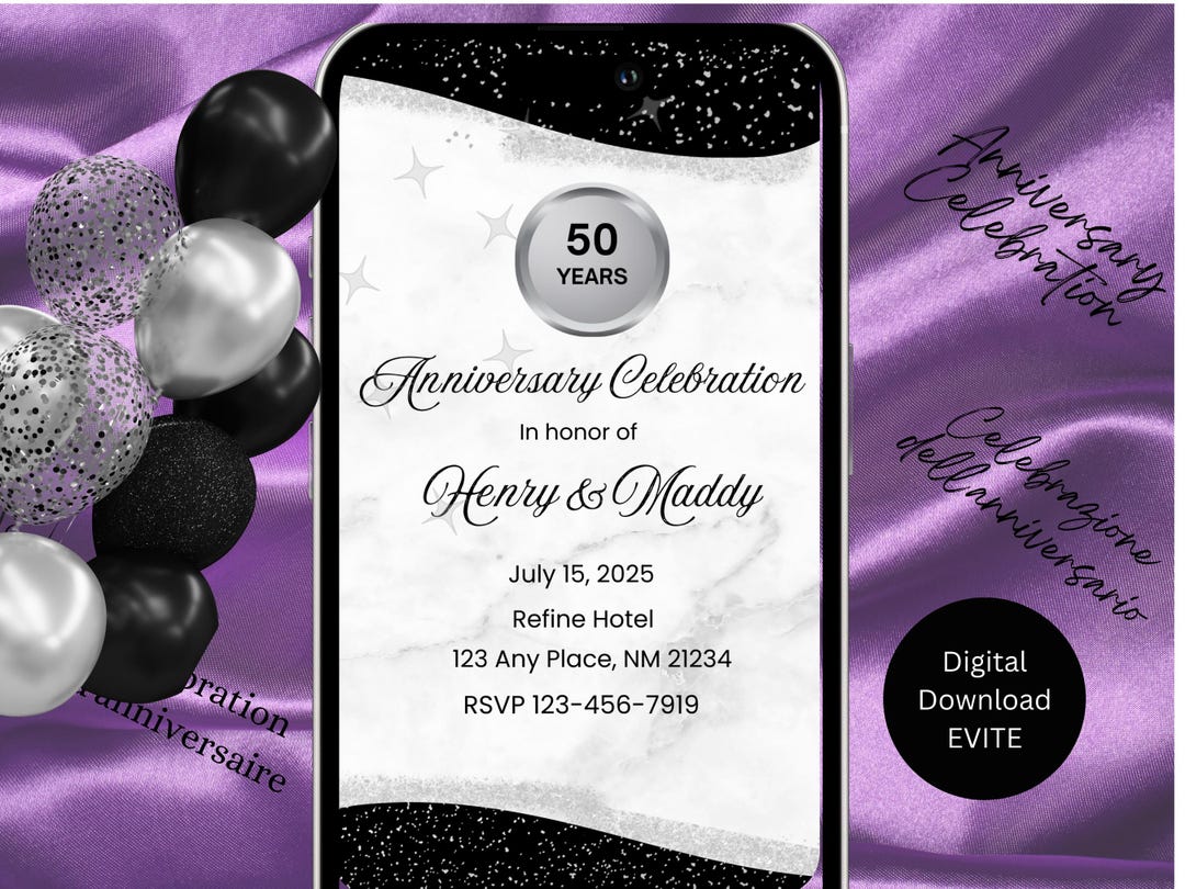 Digital Invitation for Weddings, Birthday, Special Celebration Card ...
