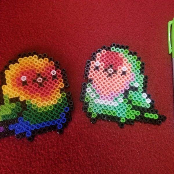 Perler Beads Birds - Etsy