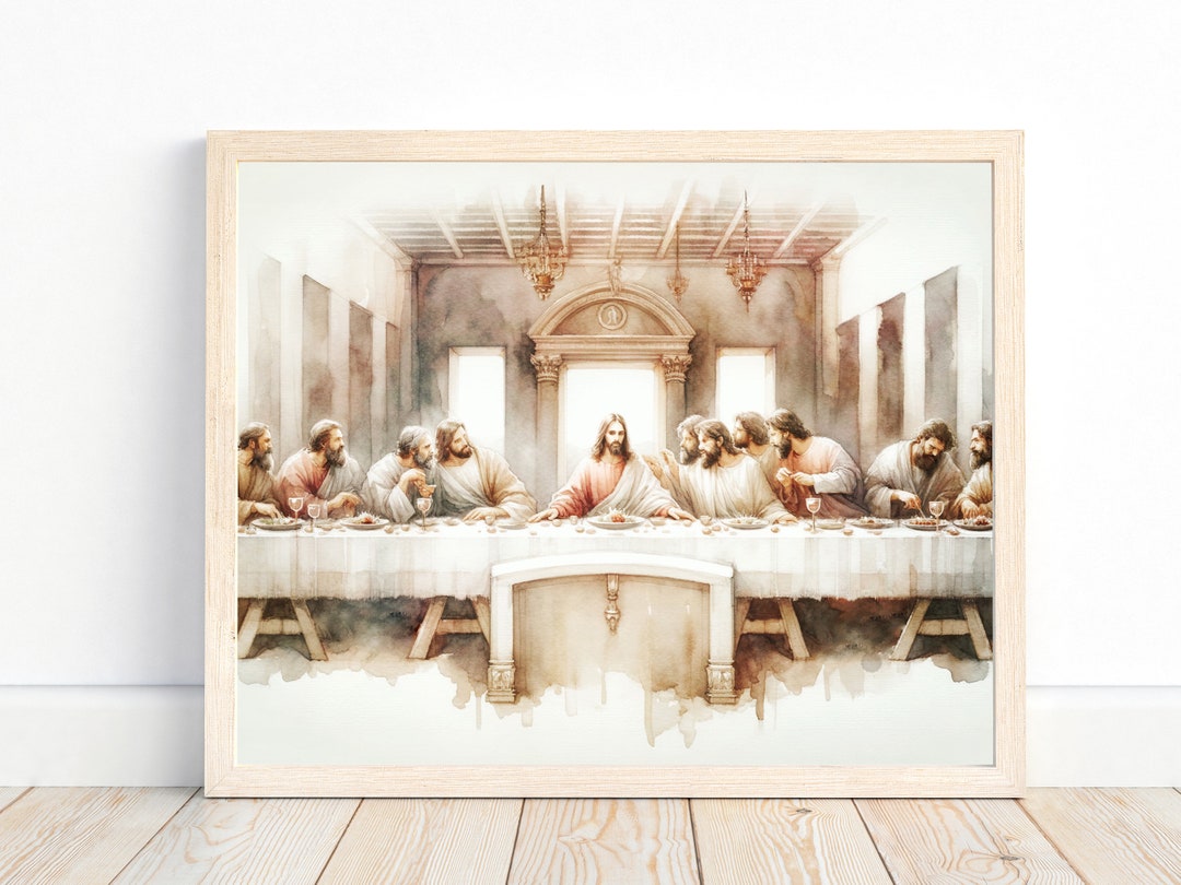Printable Wall Art, the Last Supper, LDS Art, Christian Art, Religious ...