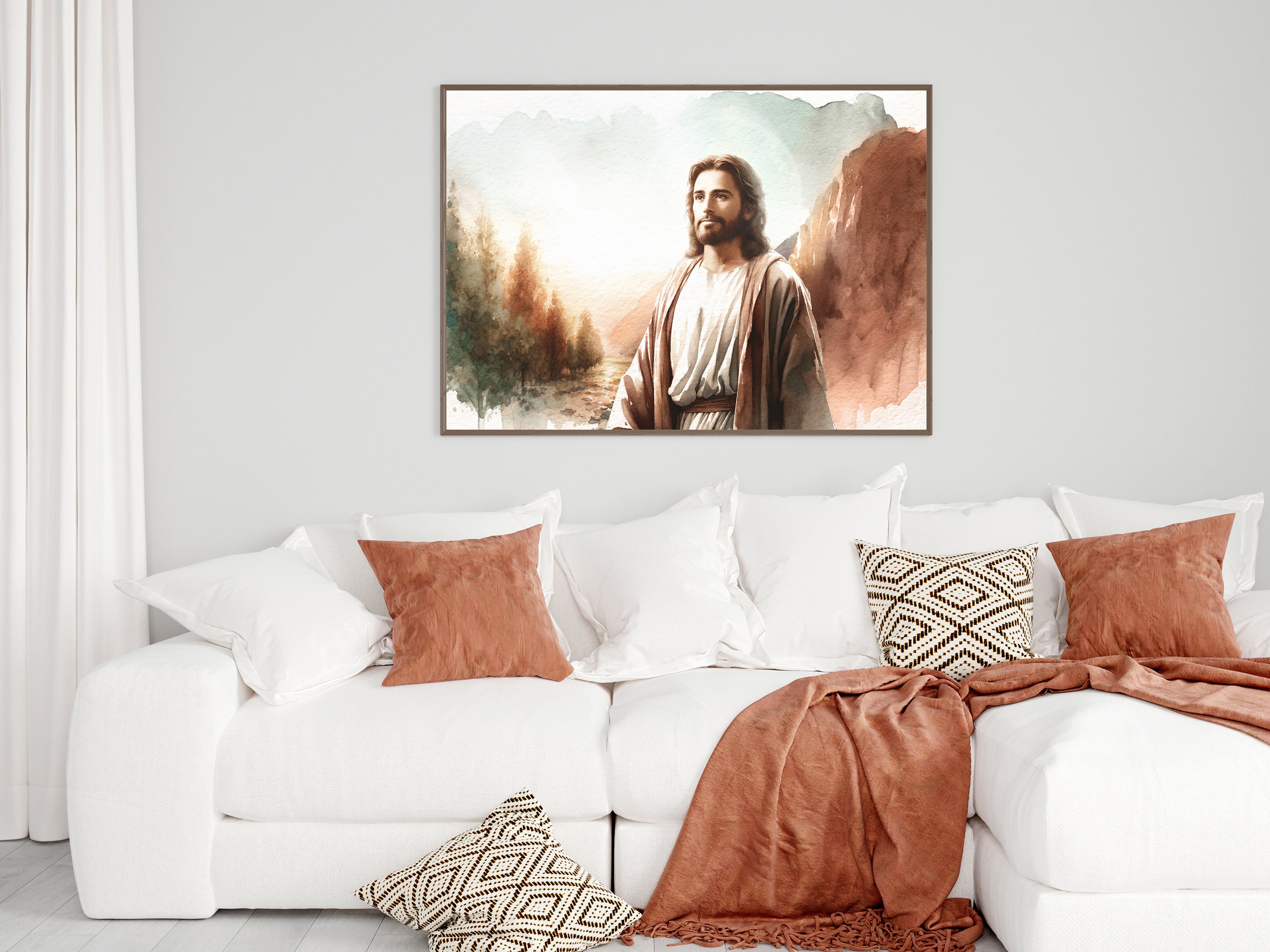 Jesus Portrait, Christian Painting, Jesus Christ Art, Jesus Wall Art ...