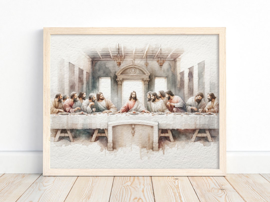 Printable Wall Art, the Last Supper, LDS Art, Christian Art, Religious ...