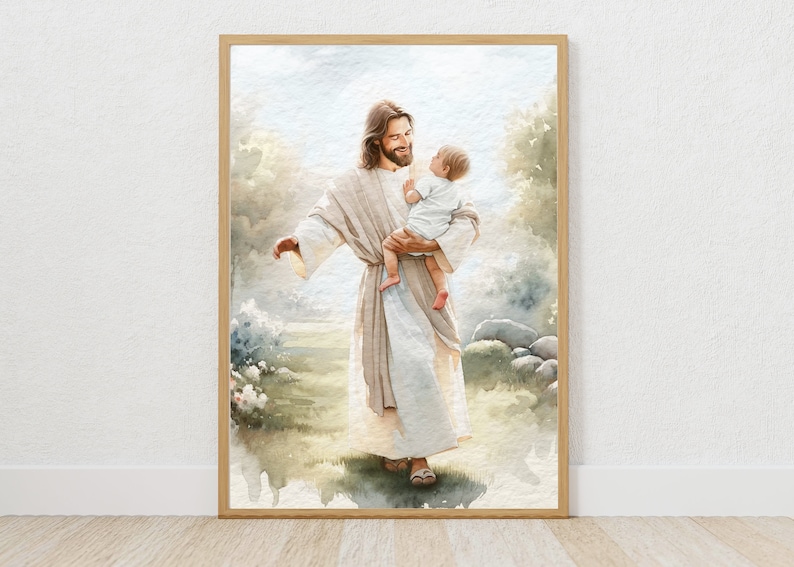 Printable Wall Art, LDS Art, Christian Art, Nursery Print, Jesus ...