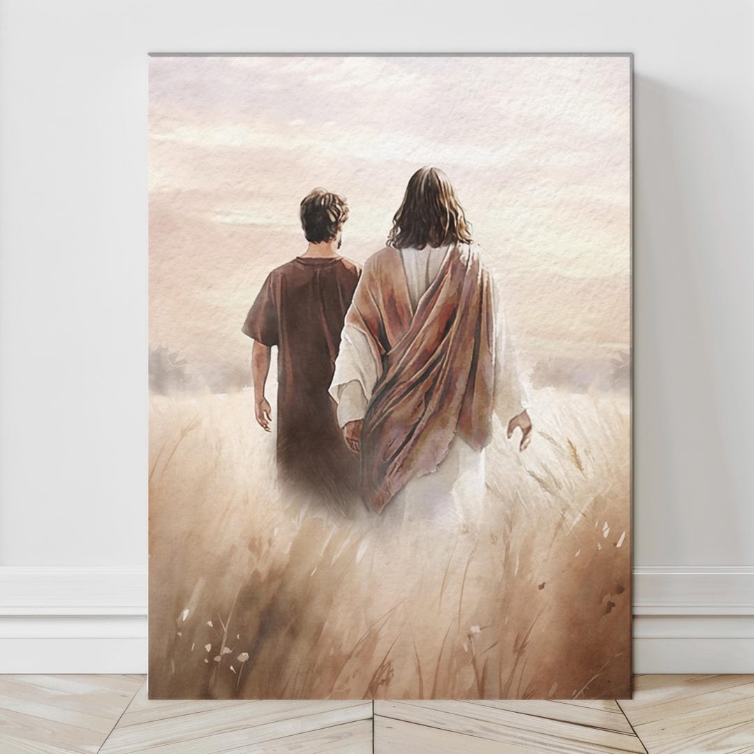 Jesus and Young Man Art Print: Christian Inspirational Wall Decor ...