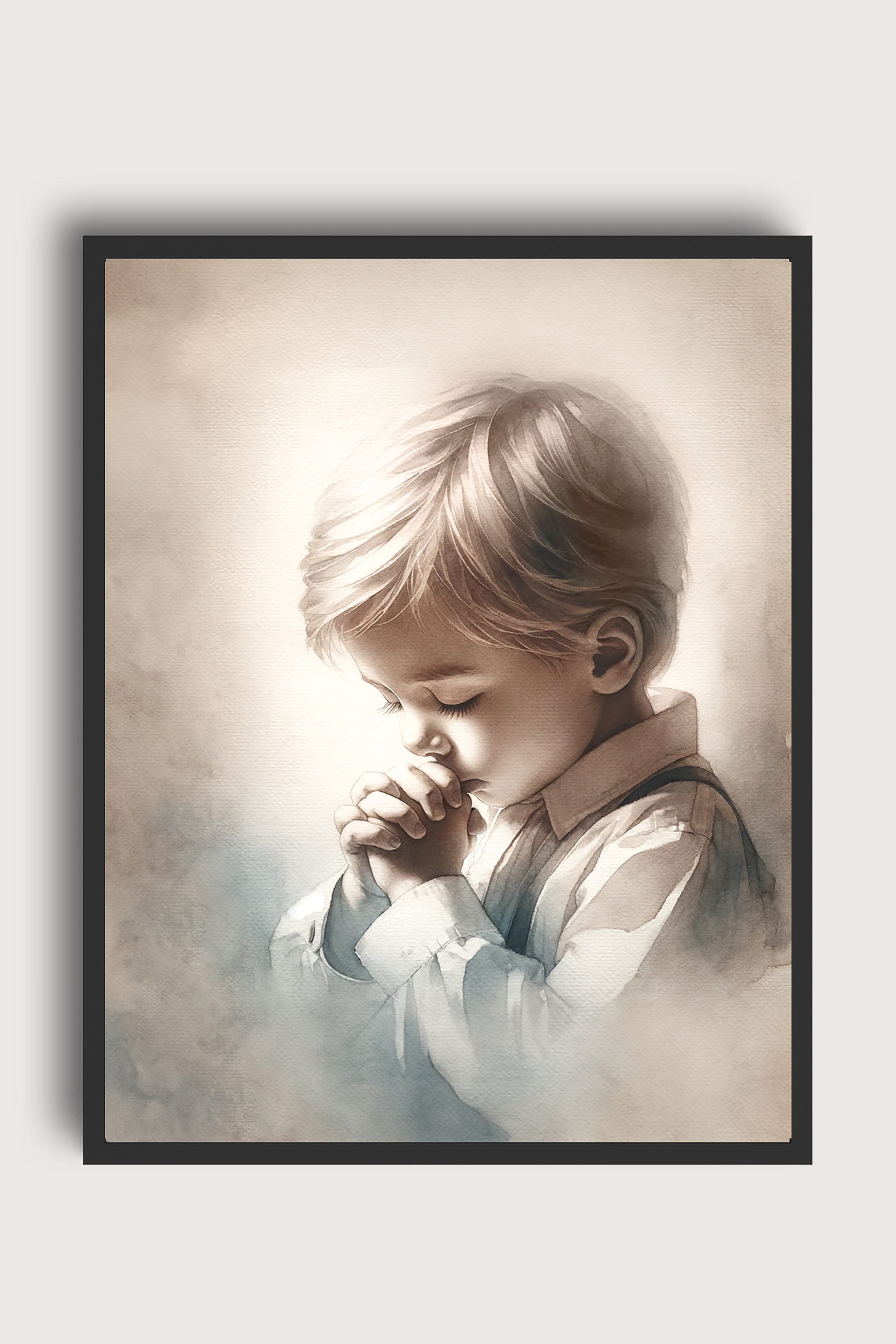 Printable Wall Art, Praying, LDS Art, Christian Art, Religious Home ...