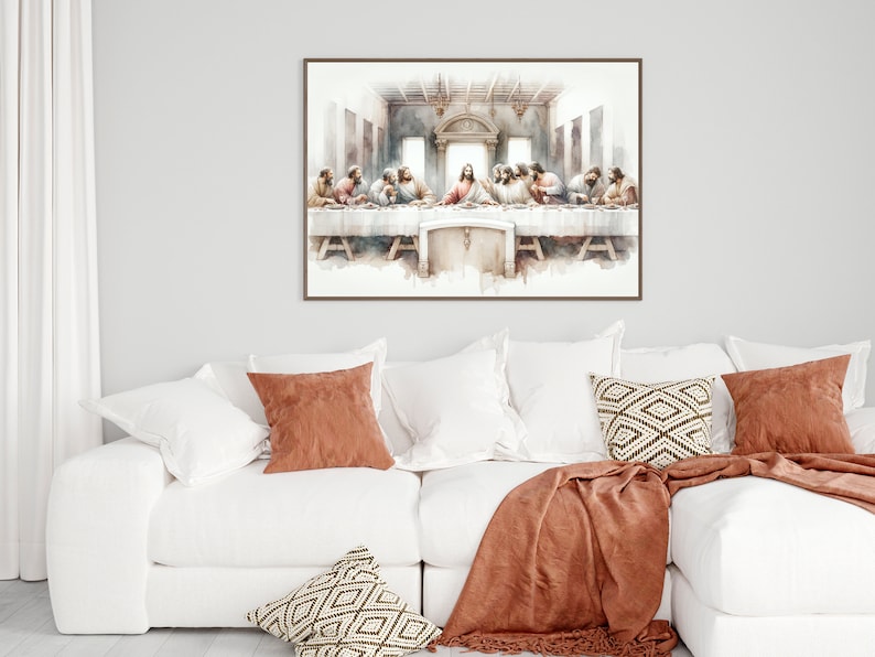 Printable Wall Art, the Last Supper, LDS Art, Christian Art, Religious ...