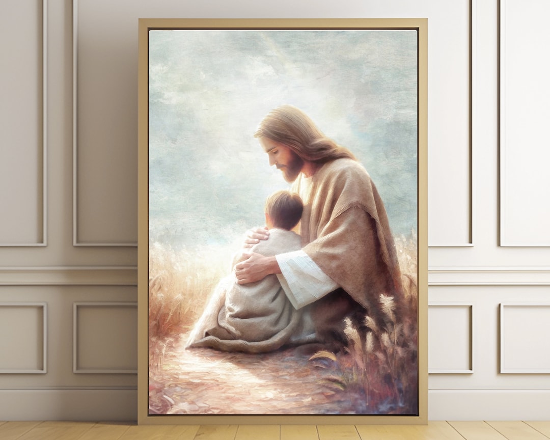 Printable Wall Art, LDS Art, Christian Art, Jesus Teaching Children ...