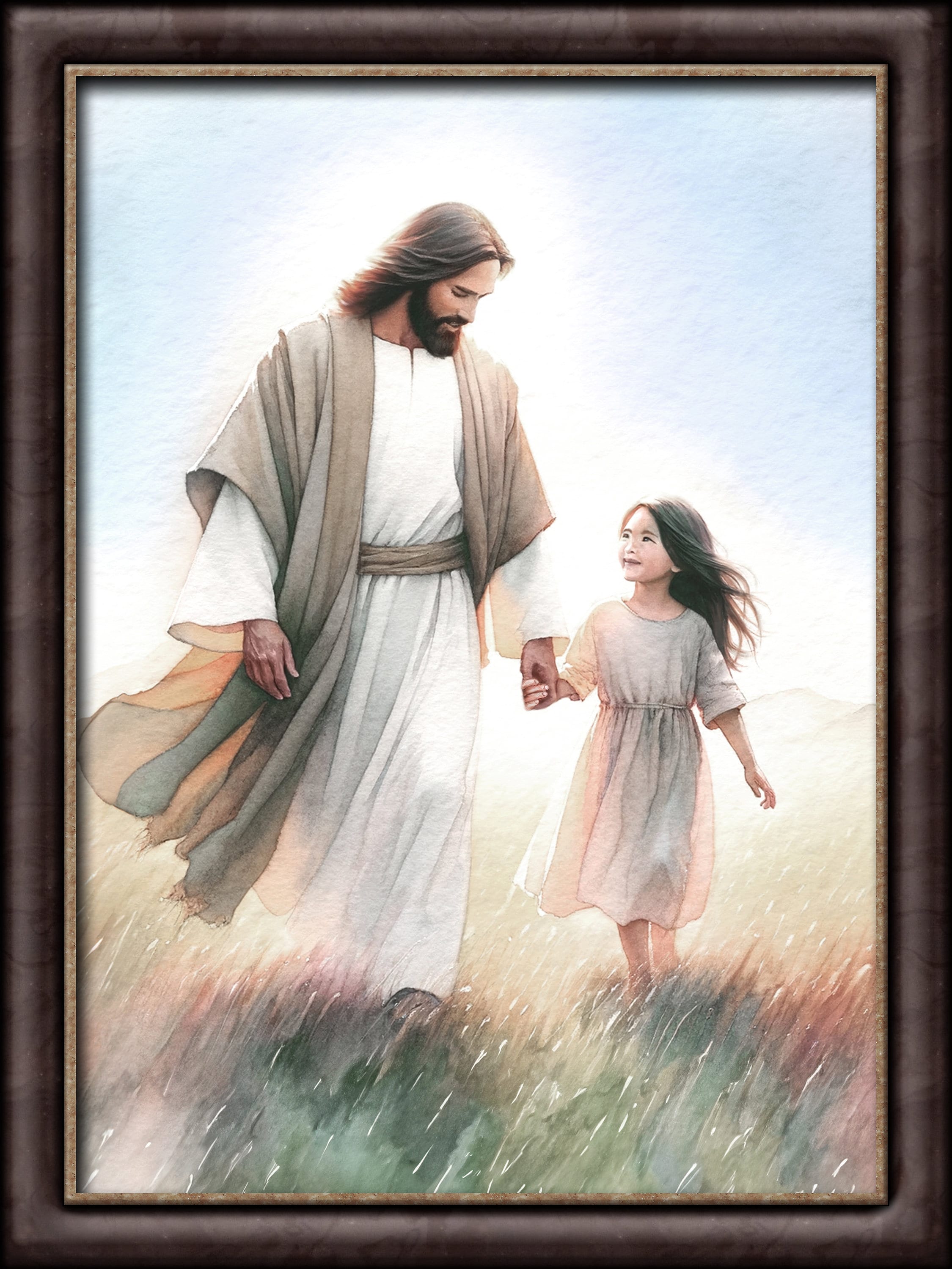 Printable Wall Art, LDS Art, Christian Art, Jesus Teaching Children ...