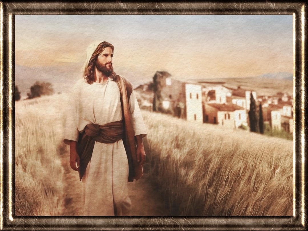 Jesus Leaving Capernaum Painting: Christian Biblical Art (digital ...