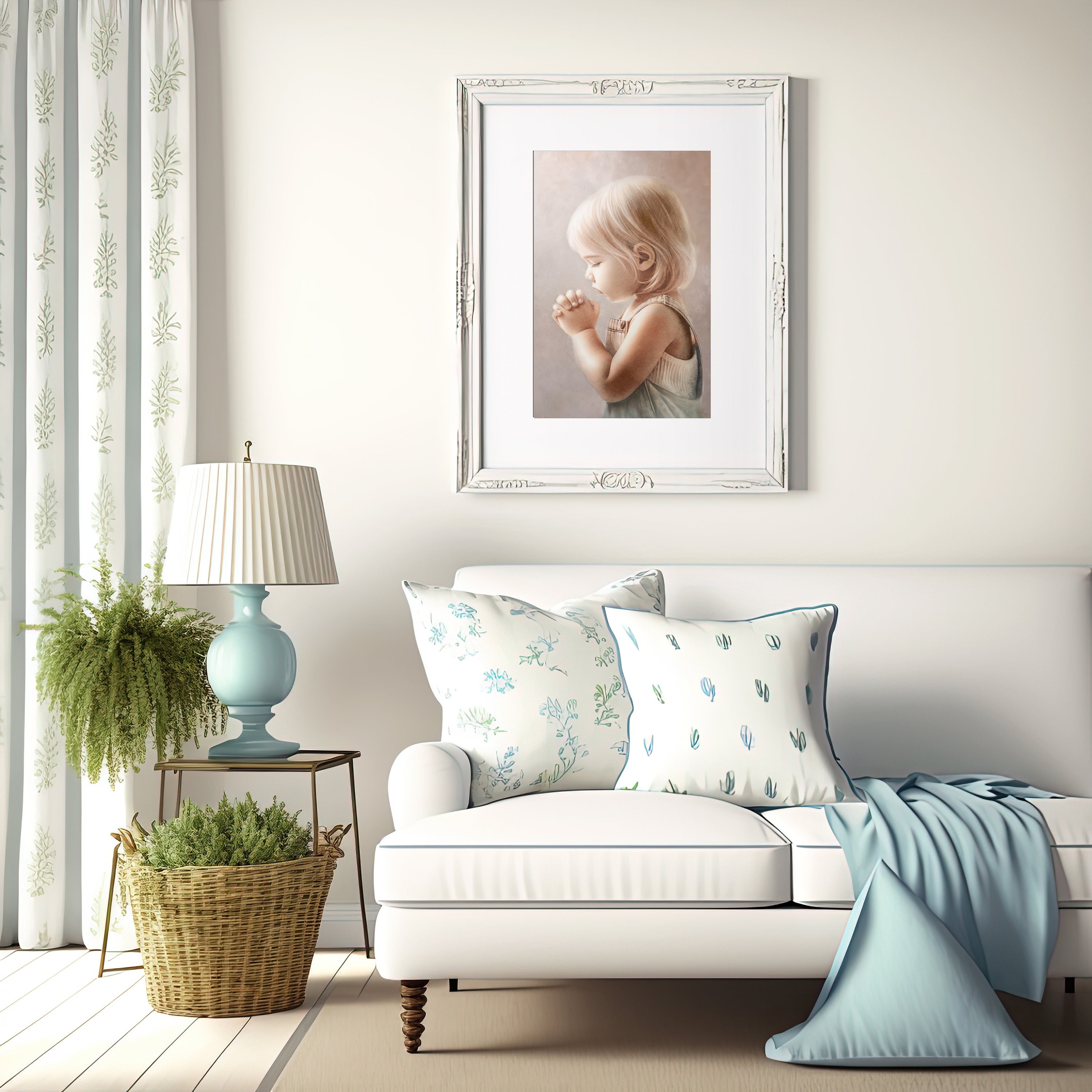 Child's Prayer, Answered Prayers, Printable Wall Art, Praying ...