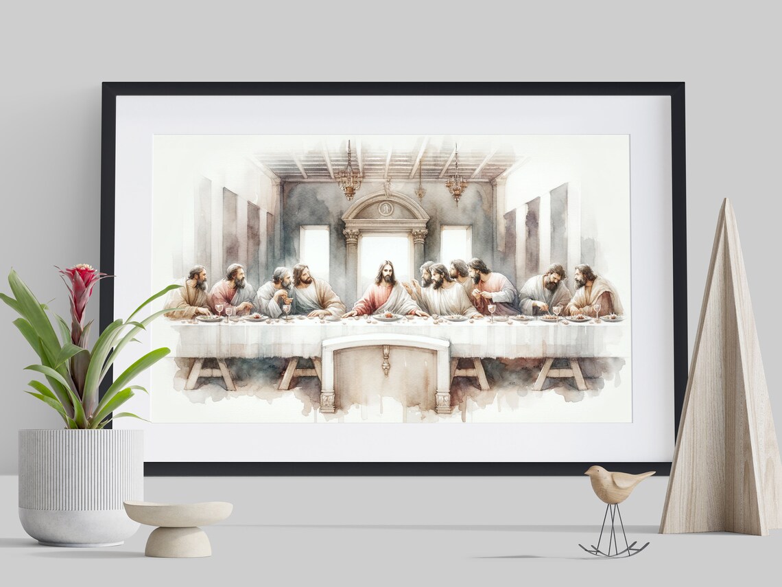 Printable Wall Art, the Last Supper, LDS Art, Christian Art, Religious ...