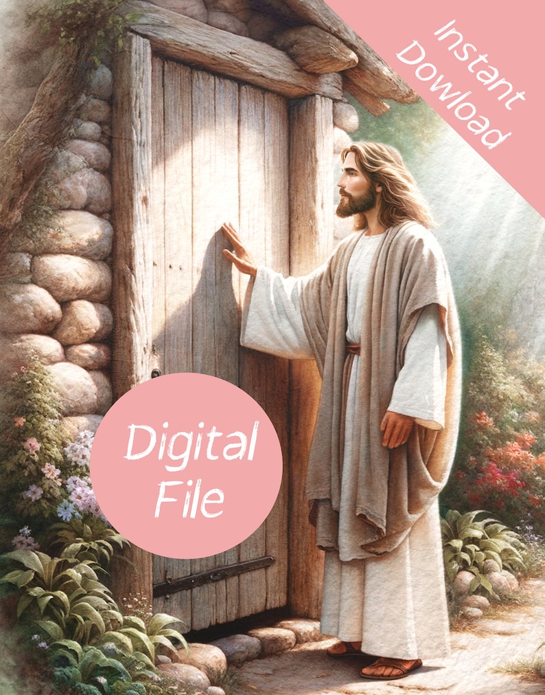 Jesus at the Door Print: LDS Christian Wall Art (digital Download) - Etsy