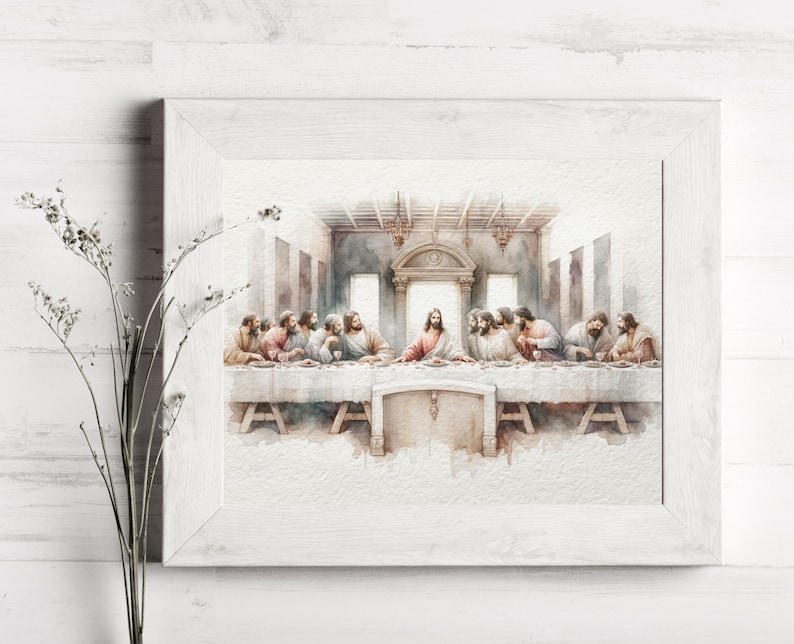Printable Wall Art, the Last Supper, LDS Art, Christian Art, Religious ...