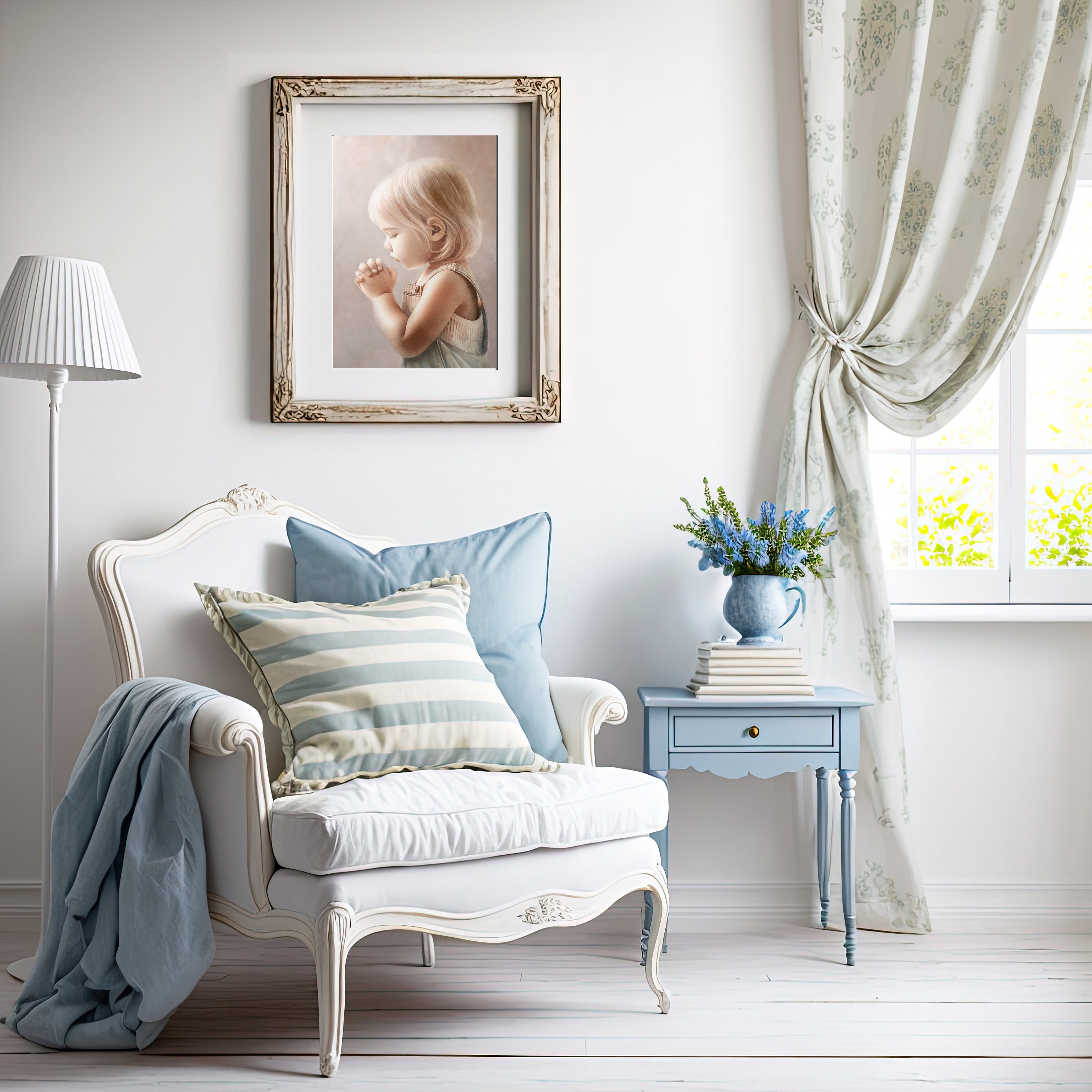 Child's Prayer, Answered Prayers, Printable Wall Art, Praying ...