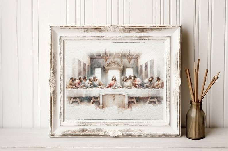 Printable Wall Art, the Last Supper, LDS Art, Christian Art, Religious ...