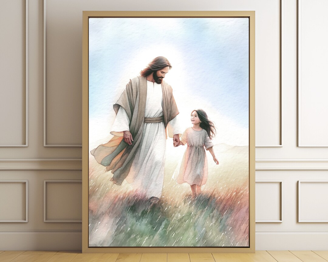 Printable Wall Art, LDS Art, Christian Art, Jesus Teaching Children ...