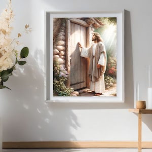 Jesus at the Door Print: Christian Wall Art (digital Download) - Etsy