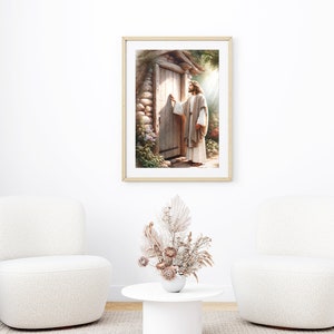 Jesus at the Door Print: Christian Wall Art (digital Download) - Etsy