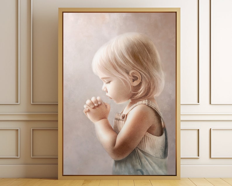 Printable Wall Art, Praying, LDS Art, Christian Art, Religious Home ...