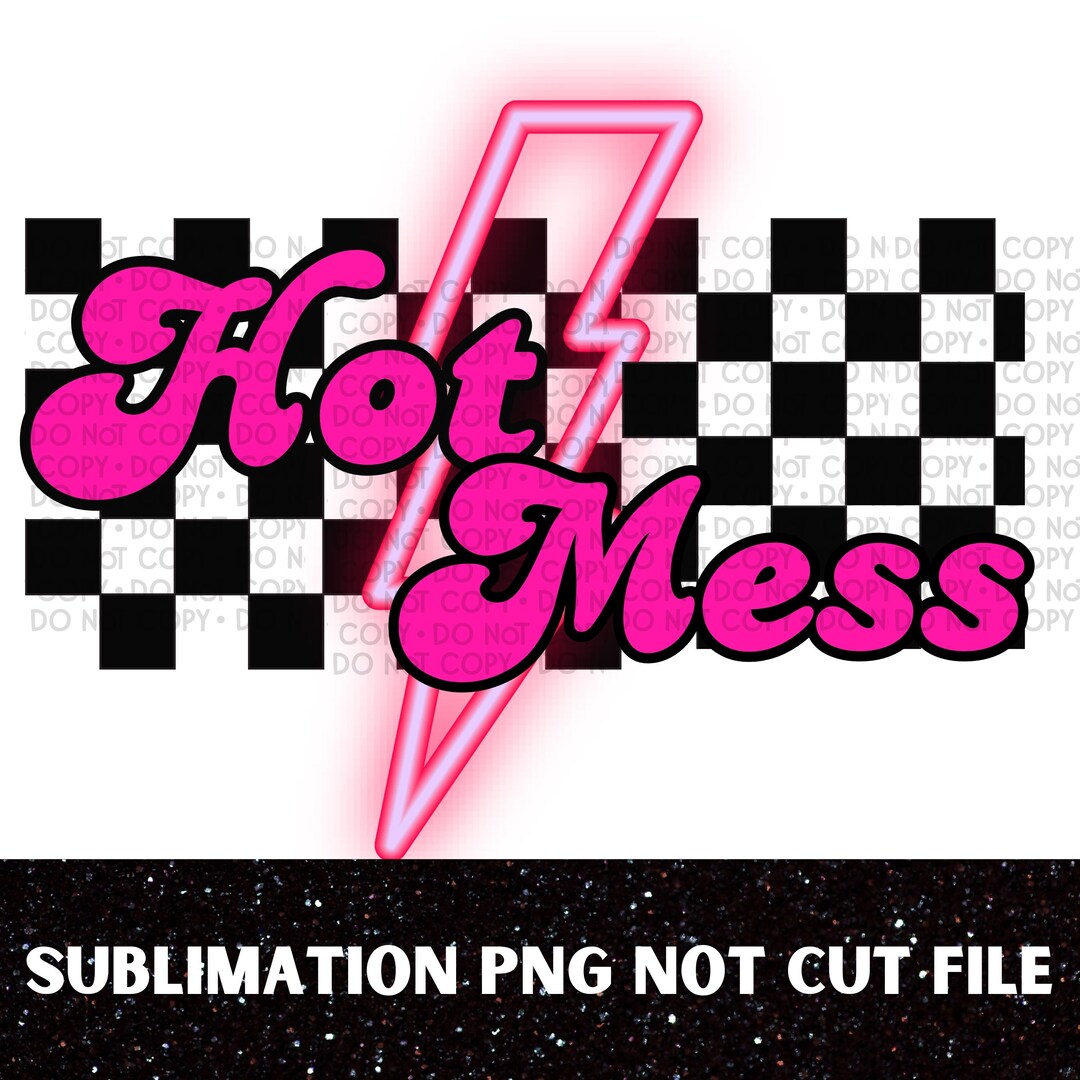 Hot Mess Png Bundle ,checkered, Digital Design, Printable, Grunge, Emo ...