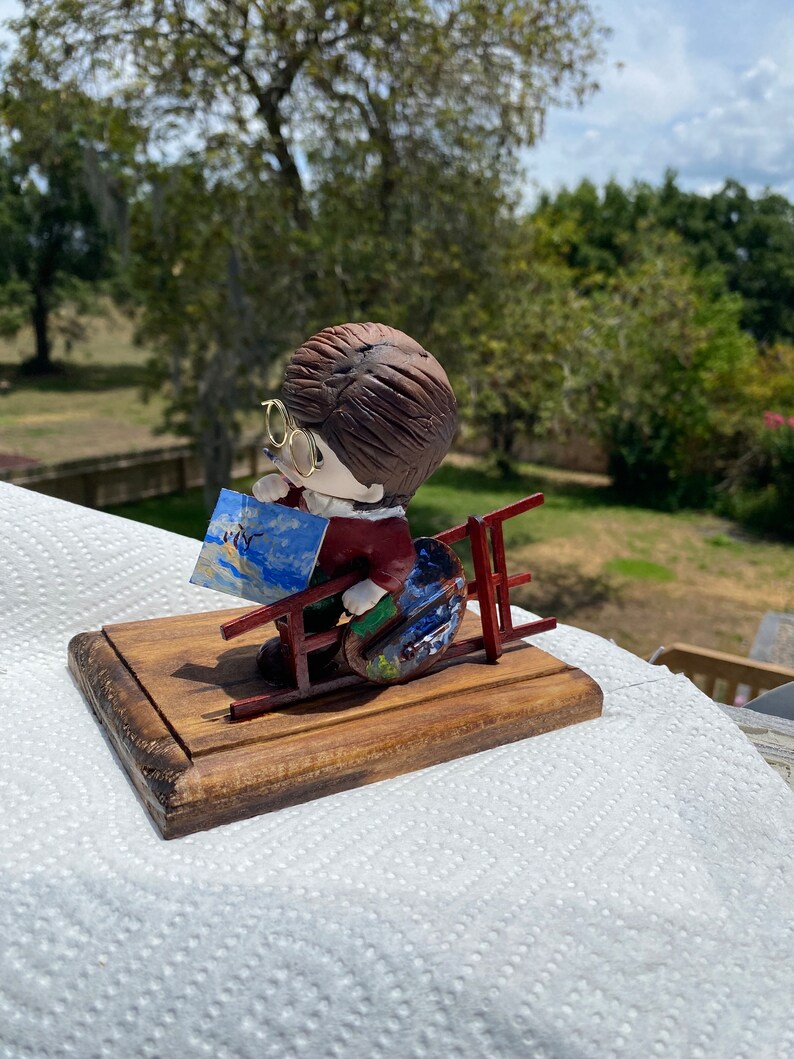 Norman “ Girl Running With Wet Painting” Fan Art Repurposed Precious ...